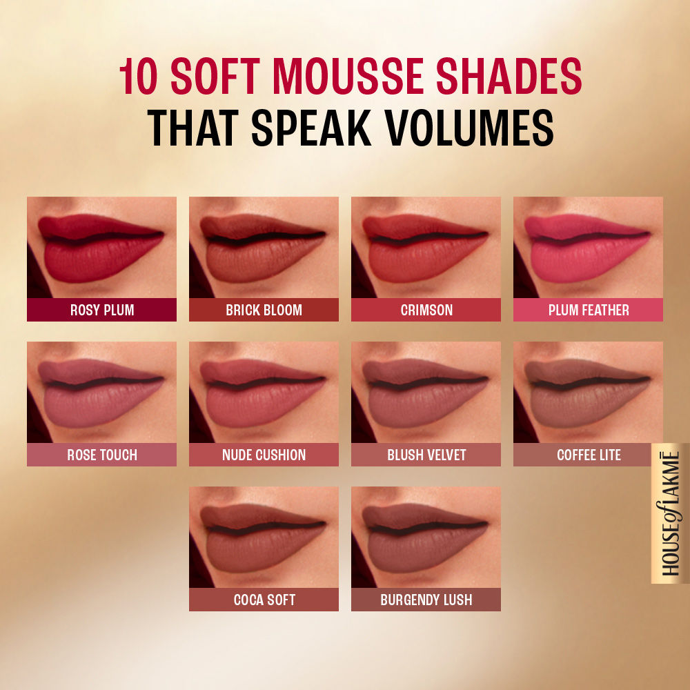 Buy Lakme Double Duty Lip & Cheek Mousse Matte Lipstick & Soft Blush Online