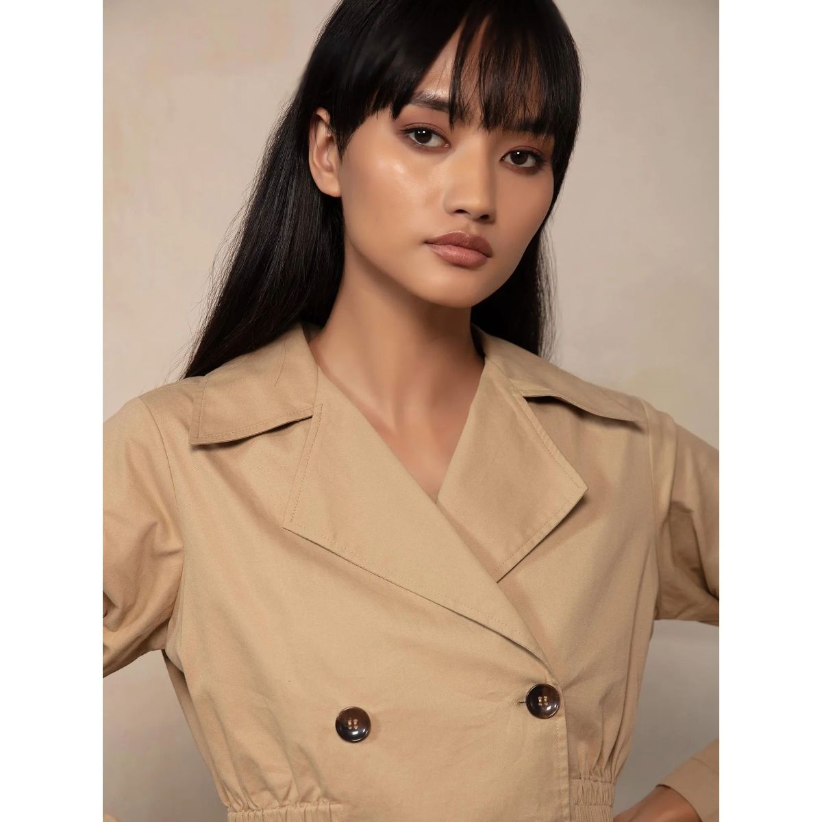 Buy Twenty Dresses by Nykaa Fashion Beige Styles Of The Spotlight Jacket (M) Online