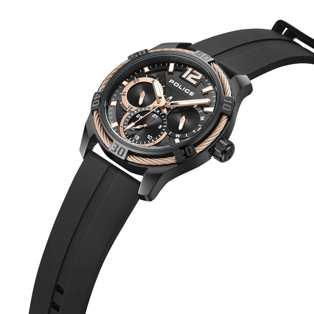 Buy Police PLPEWJQ0005304 Black Dial Analog Watch For Men Online