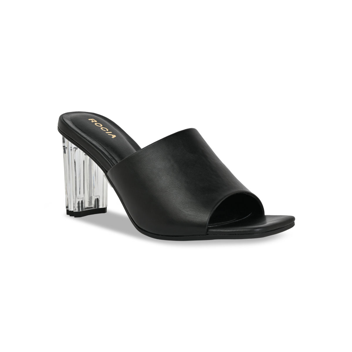 Buy ROCIA By Regal Black Women High Acrylic Heels Online