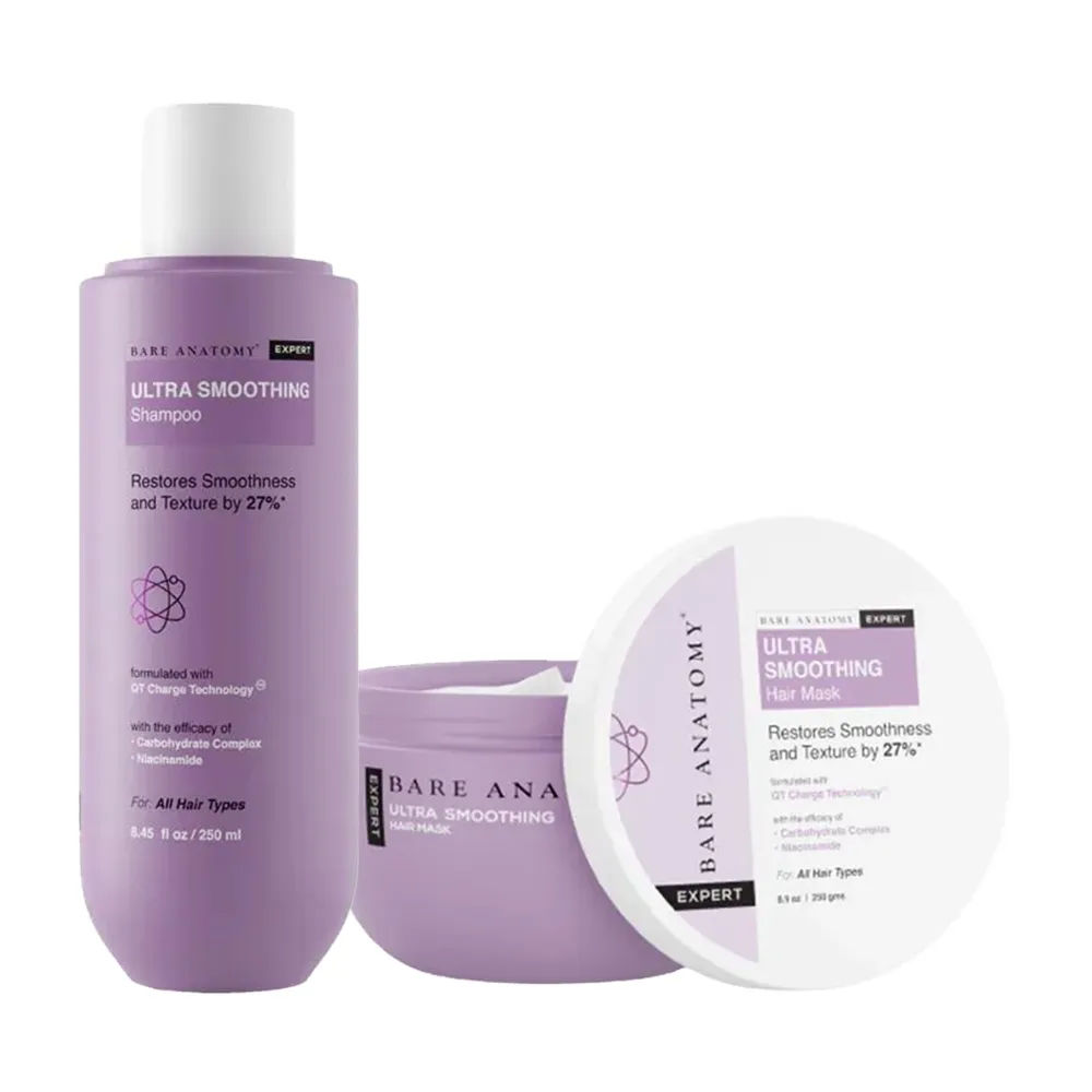 Bare Anatomy Expert Ultra Smoothing Hair Mask & Shampoo Combo: Buy Bare ...