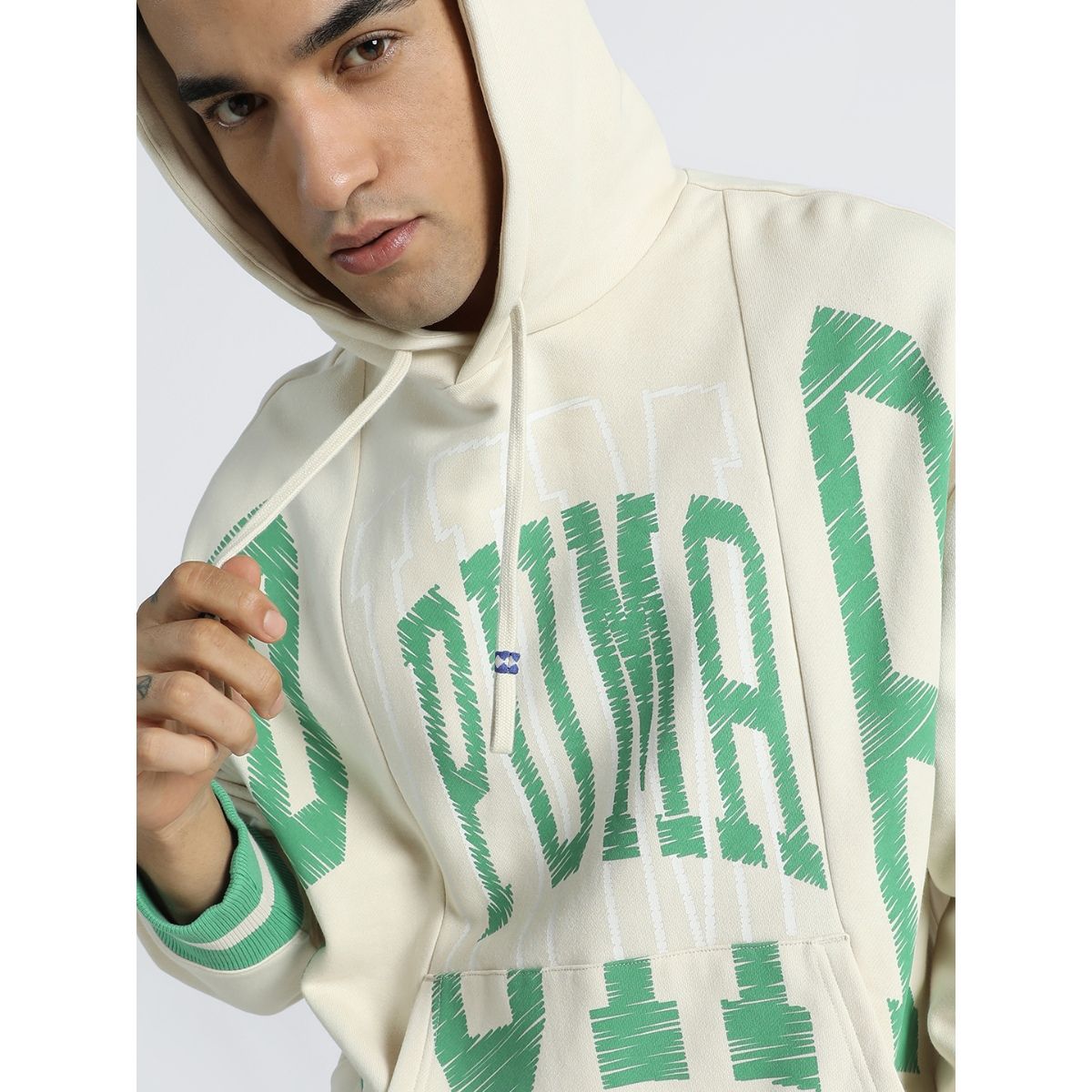 Buy Puma Getting Crafty Unisex Off White Hoodie Online