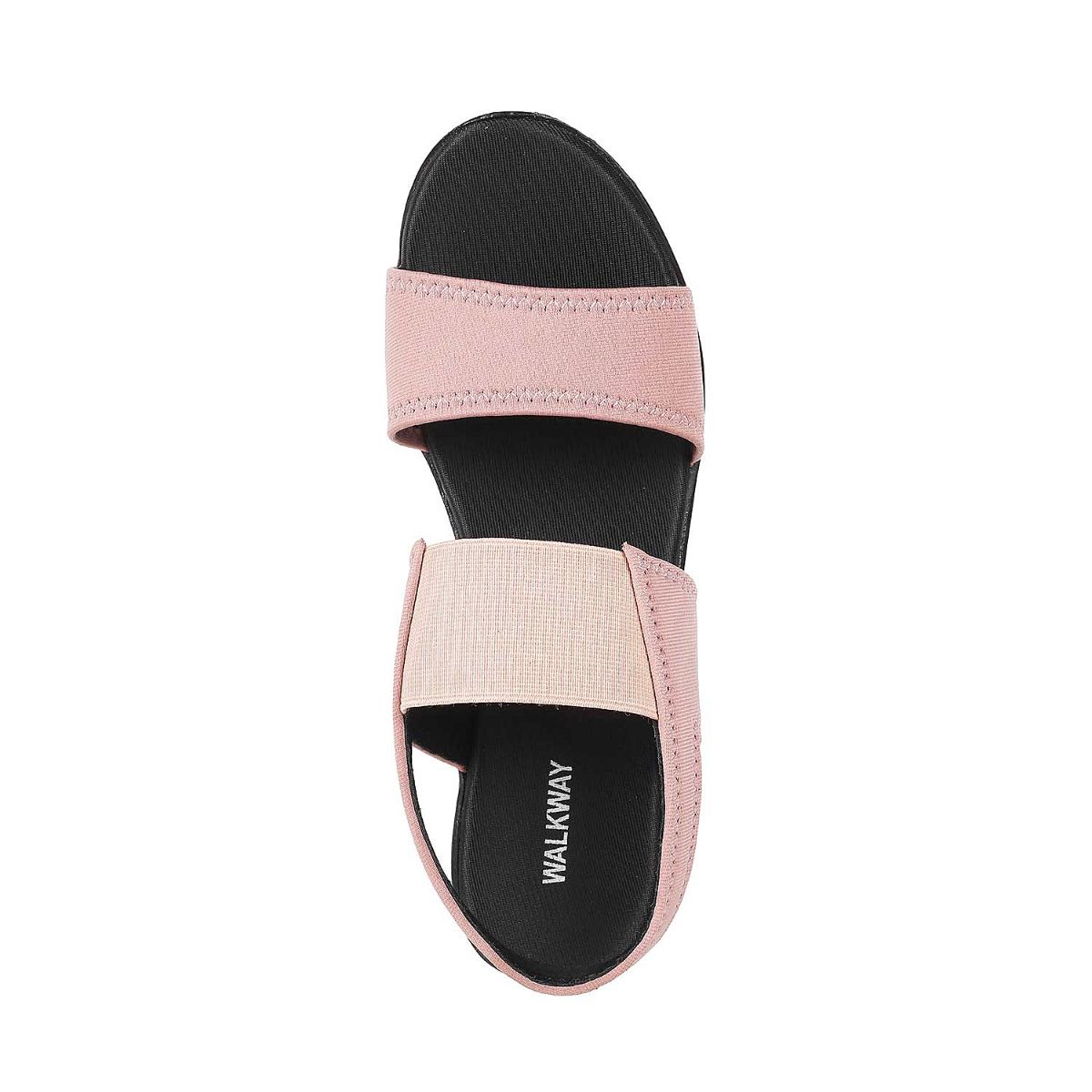 Buy Walkway Pink Solid/plain Sandals Online