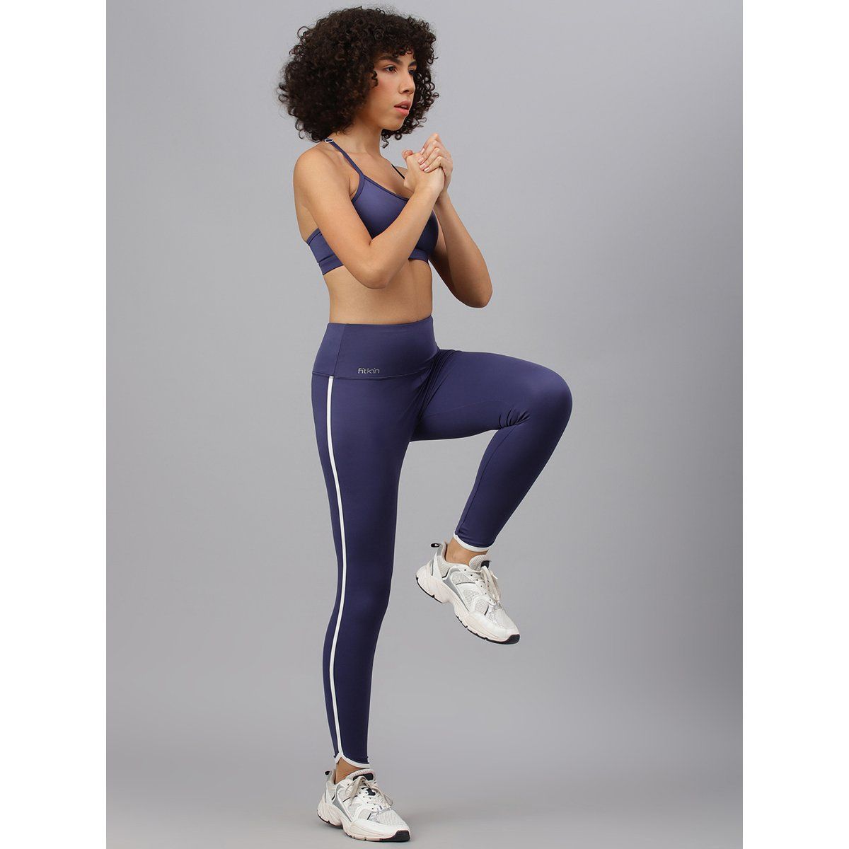 Buy Fitkin Women Purple Dolphin Tights Online
