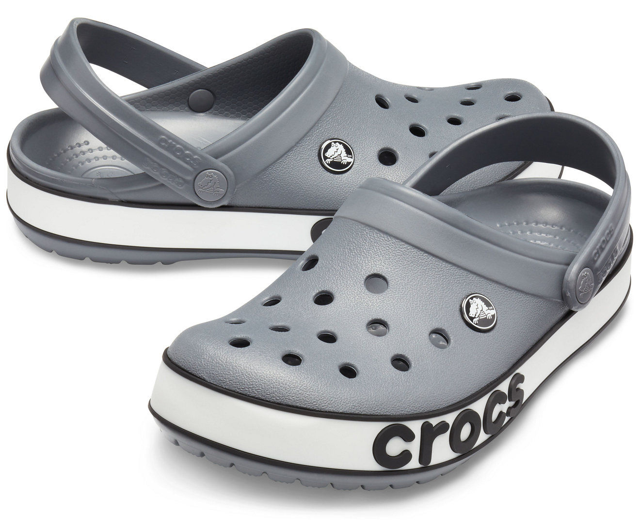 Buy Crocs Crocband Grey Unisex Clog - EURO 46-47 Online