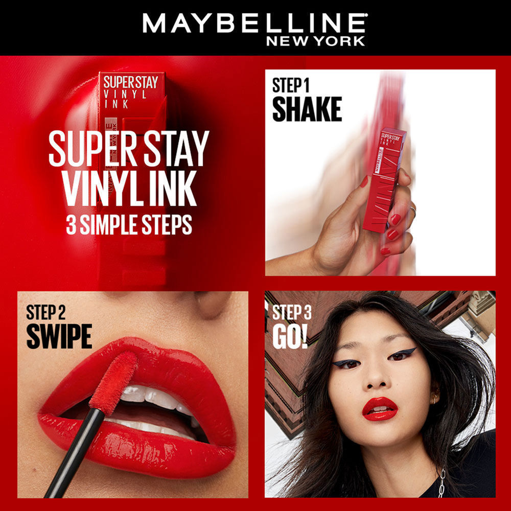 Buy Maybelline New York Superstay Vinyl Ink Liquid Lipstick Online