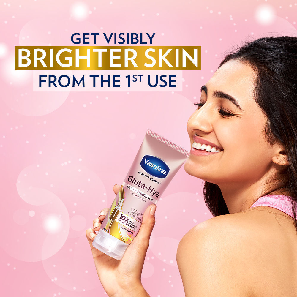 Buy Vaseline Gluta-Hya Dewy Radiance Lotion Bright, Glowing Skin ...