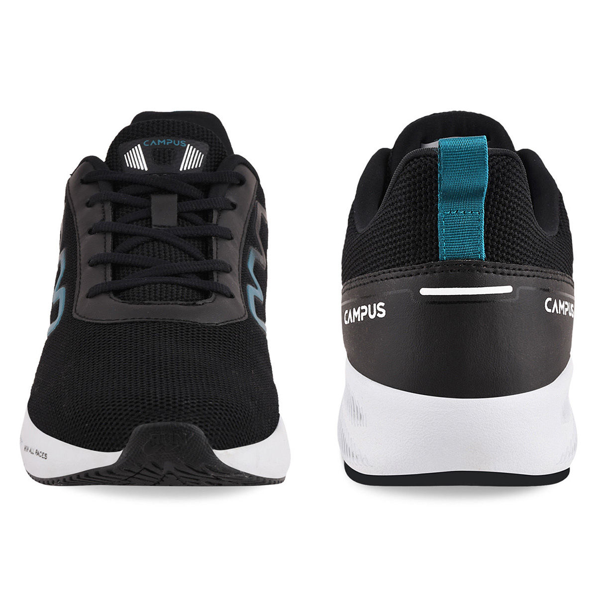 Buy Campus Rake Black Men's Running Shoes Online