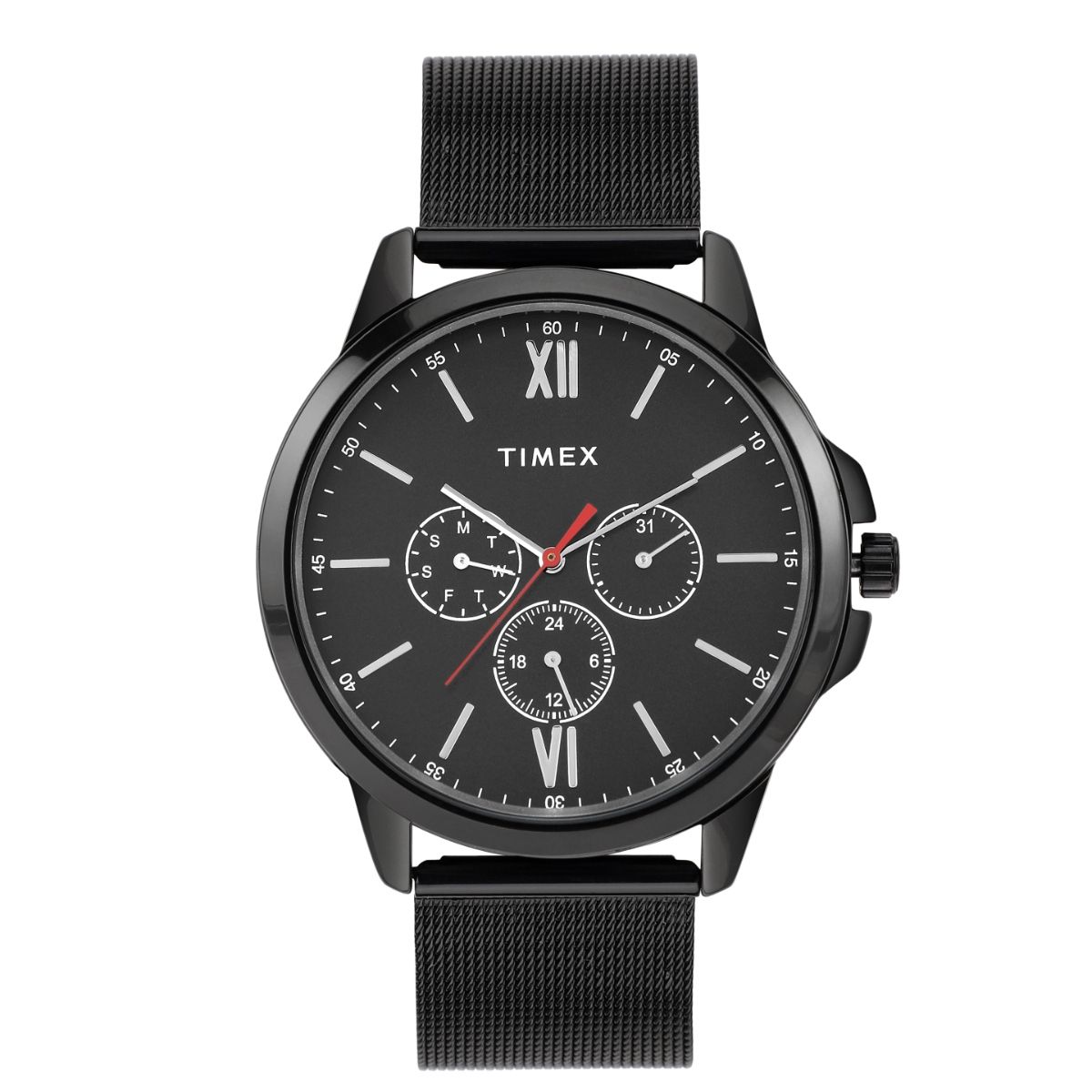Buy Timex Men Analog Black Dial Coloured Quartz Watch Round Dial ...