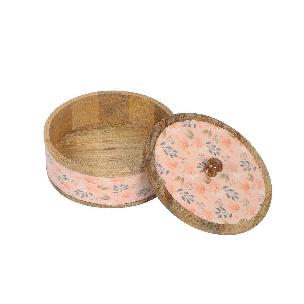 Buy Brick Brown Blossom Curl Roti Box Online