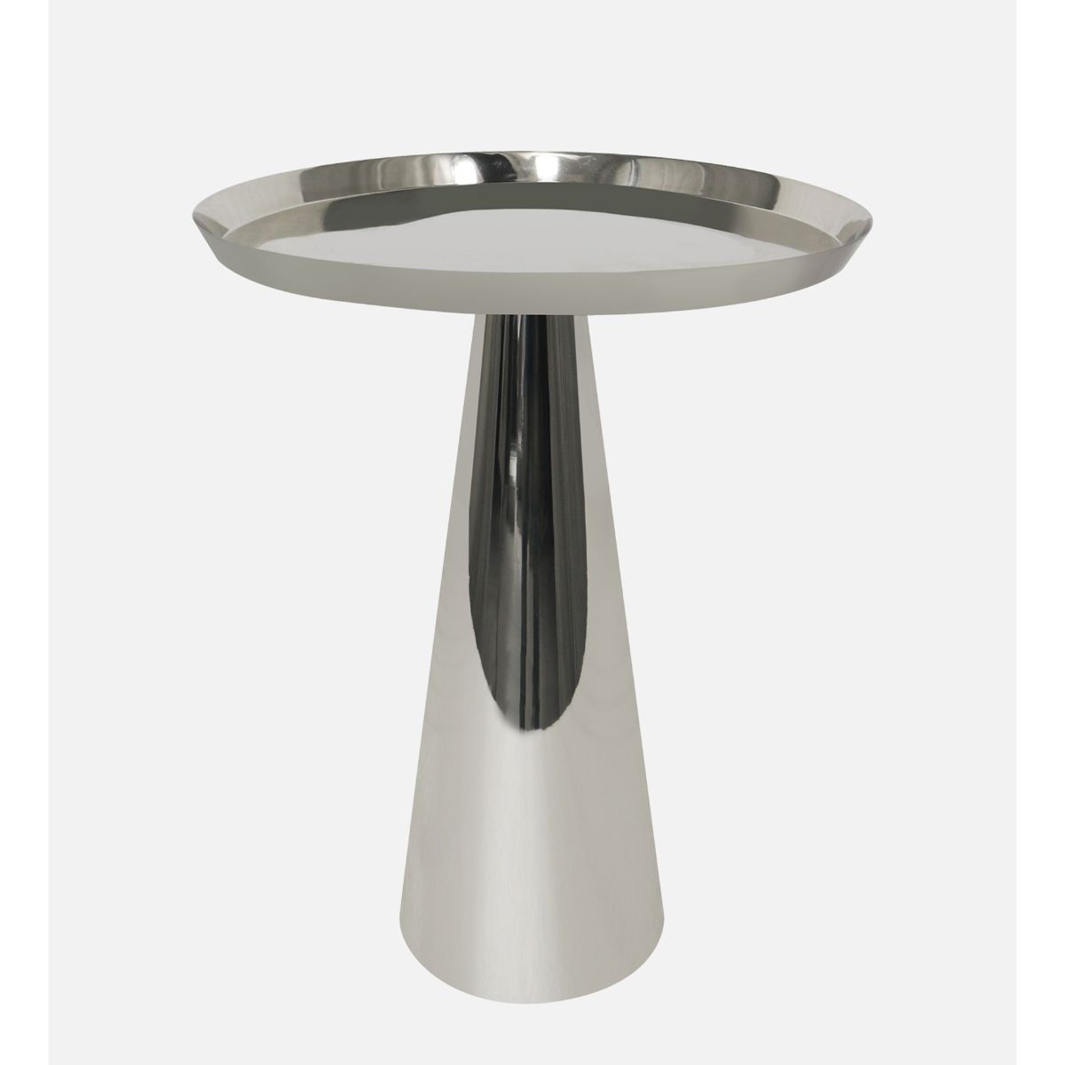 Buy Metalsmith Designer Metal Cone Side Table For Indoor, Outdoor, Home ...