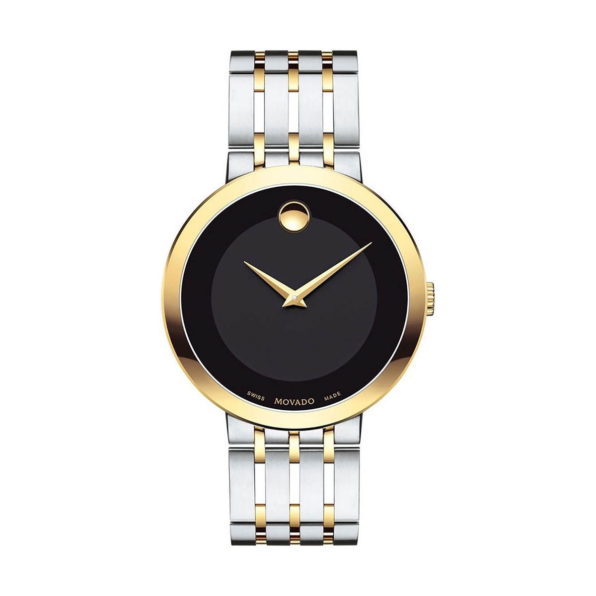 Buy Movado 607058 Black Dial Analog Watch For Men Online