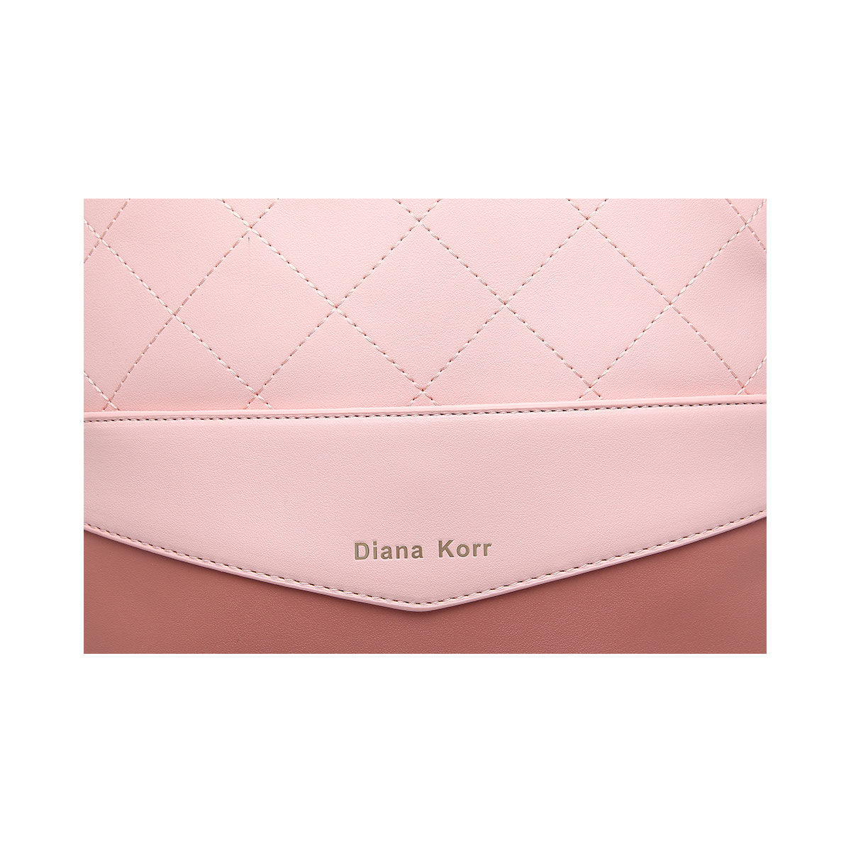 Buy Diana Korr Two Tone Checked Dk Backpack - Black Online