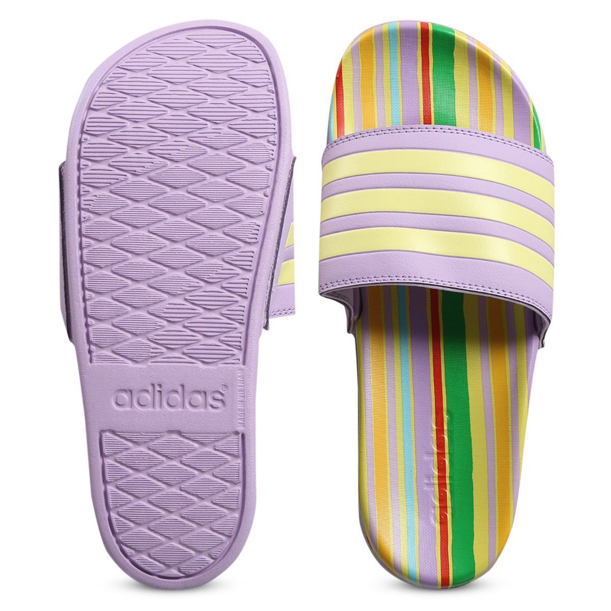 Buy adidas Adilette Comfort Purple Swimming Sliders Online
