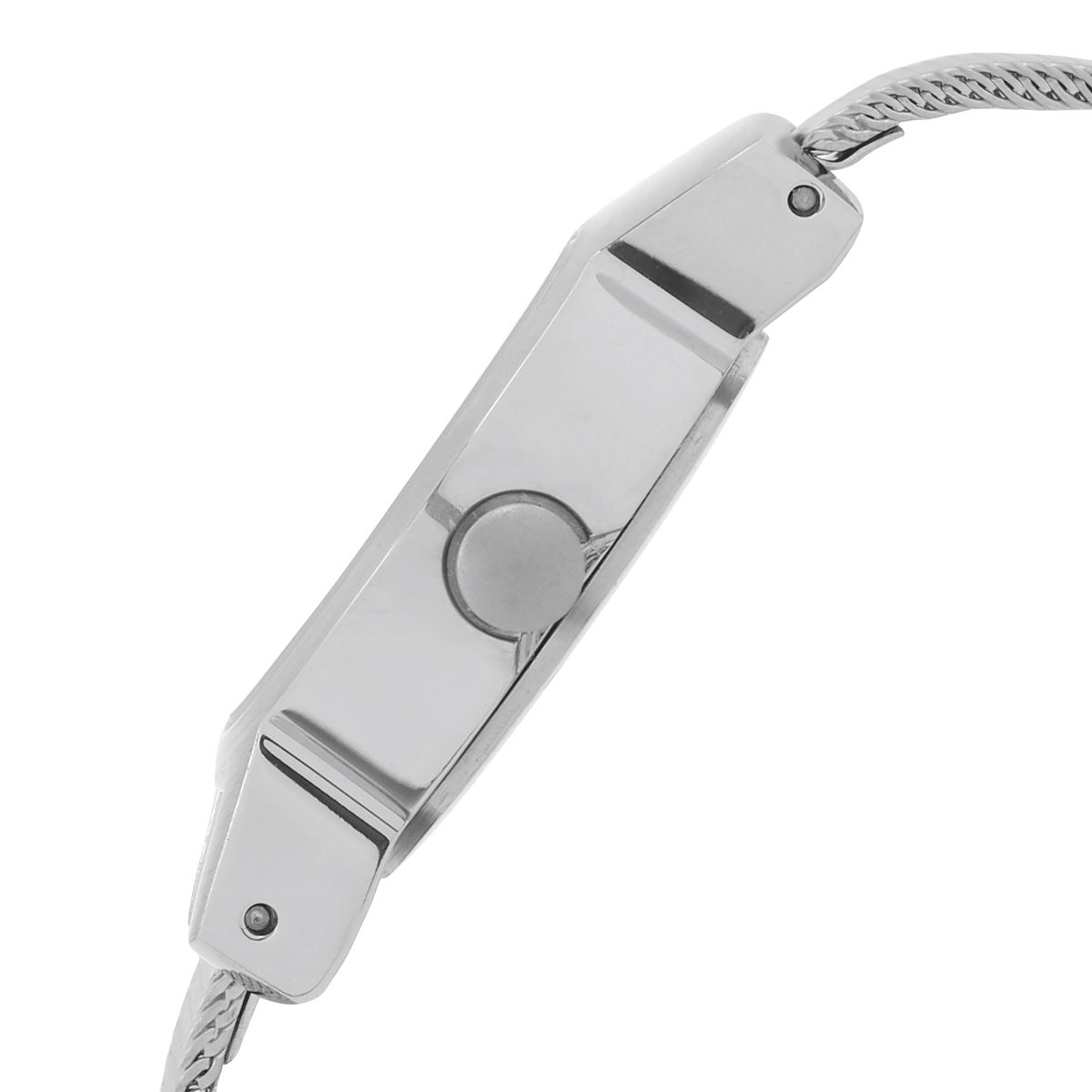 Fastrack Black Dial Silver Metal Strap Watch: Buy Fastrack Black Dial ...