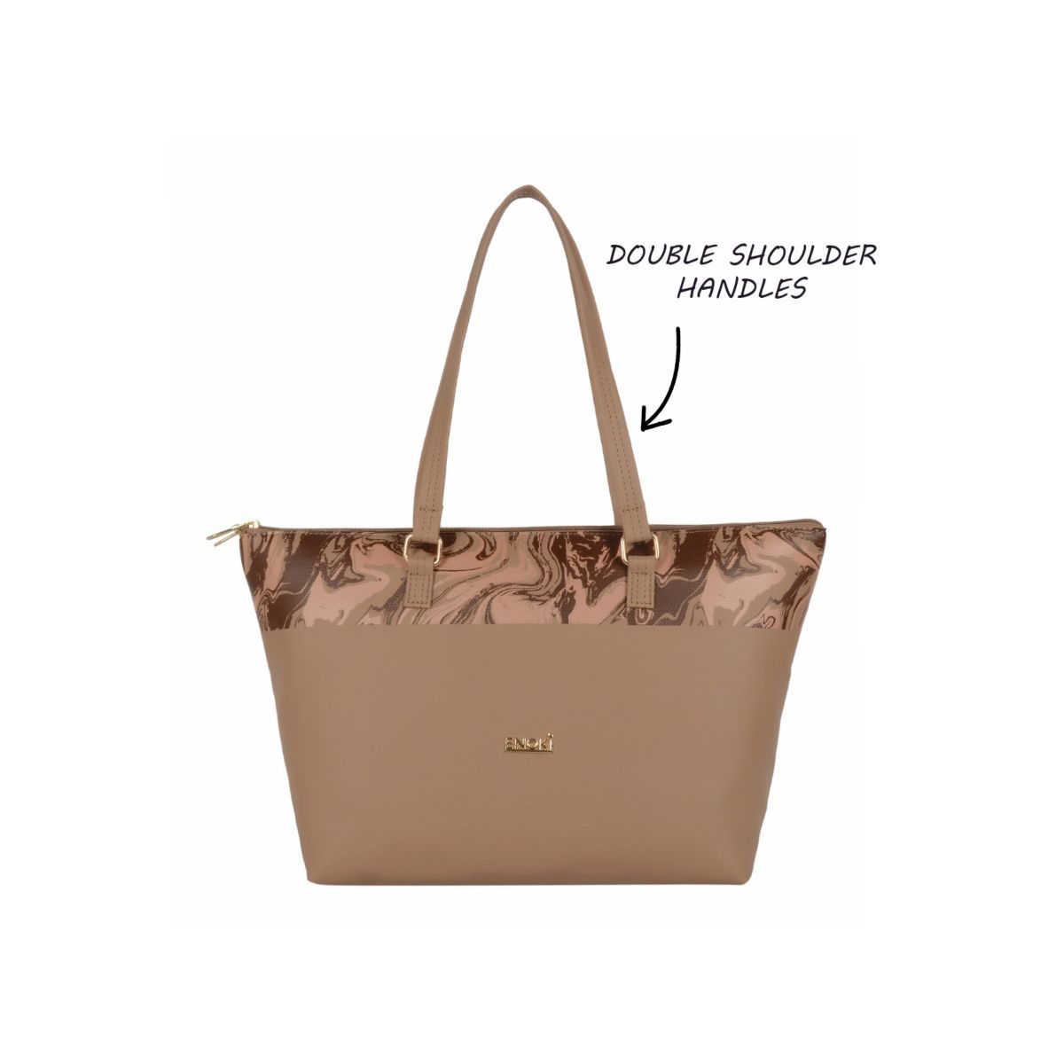 Buy Enoki Women Tote Beige Online