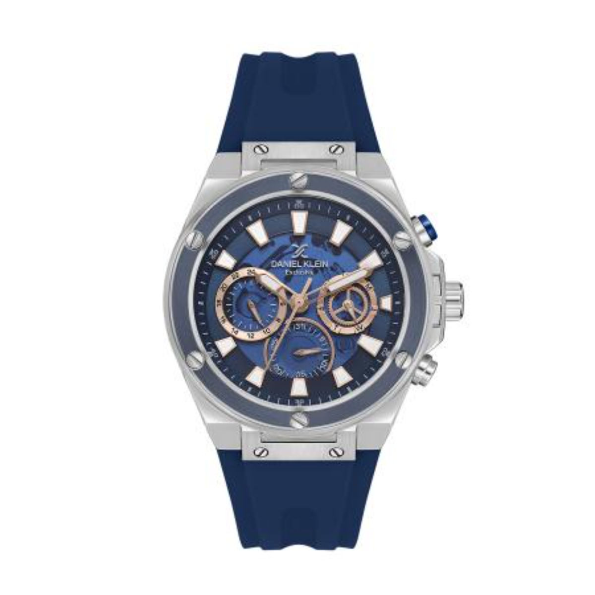 Buy Daniel Klein Men Exclusive Blue Dial Analog Watch - DK.1.13889-4 (M ...