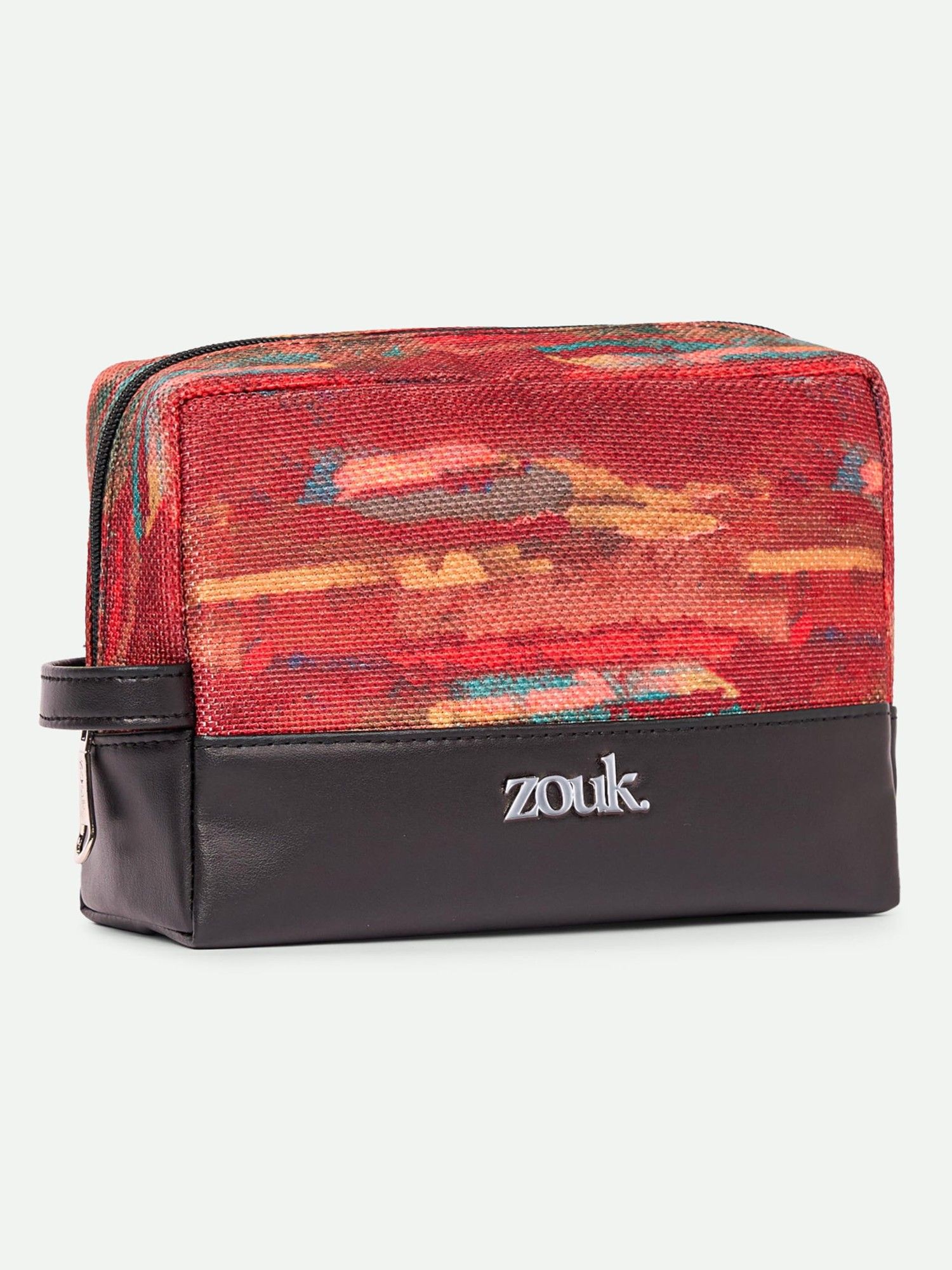 Buy Zouk Women Red Arcane Patina Raha Pouch (S) Online