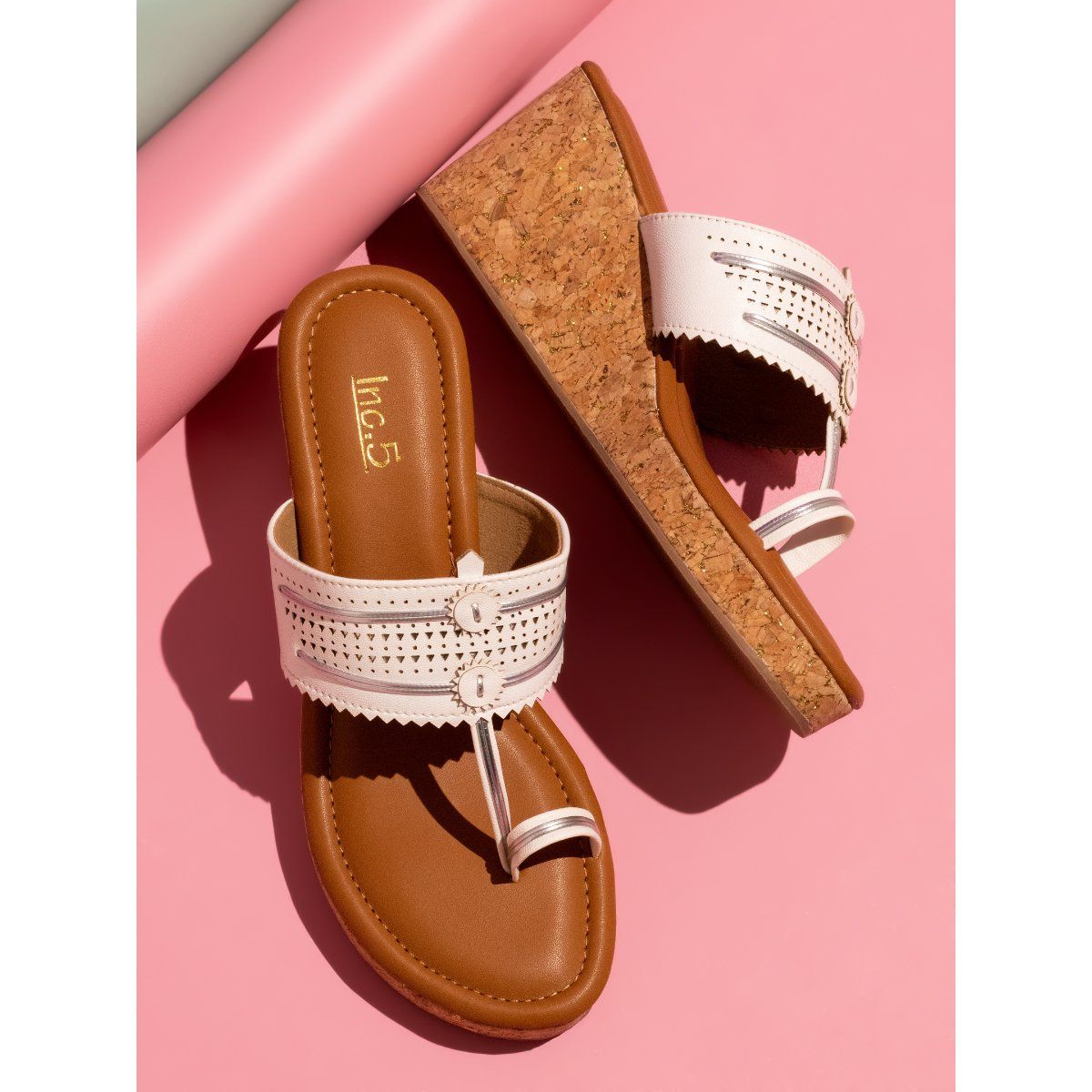 Buy Inc.5 Women White Party Wedges Online