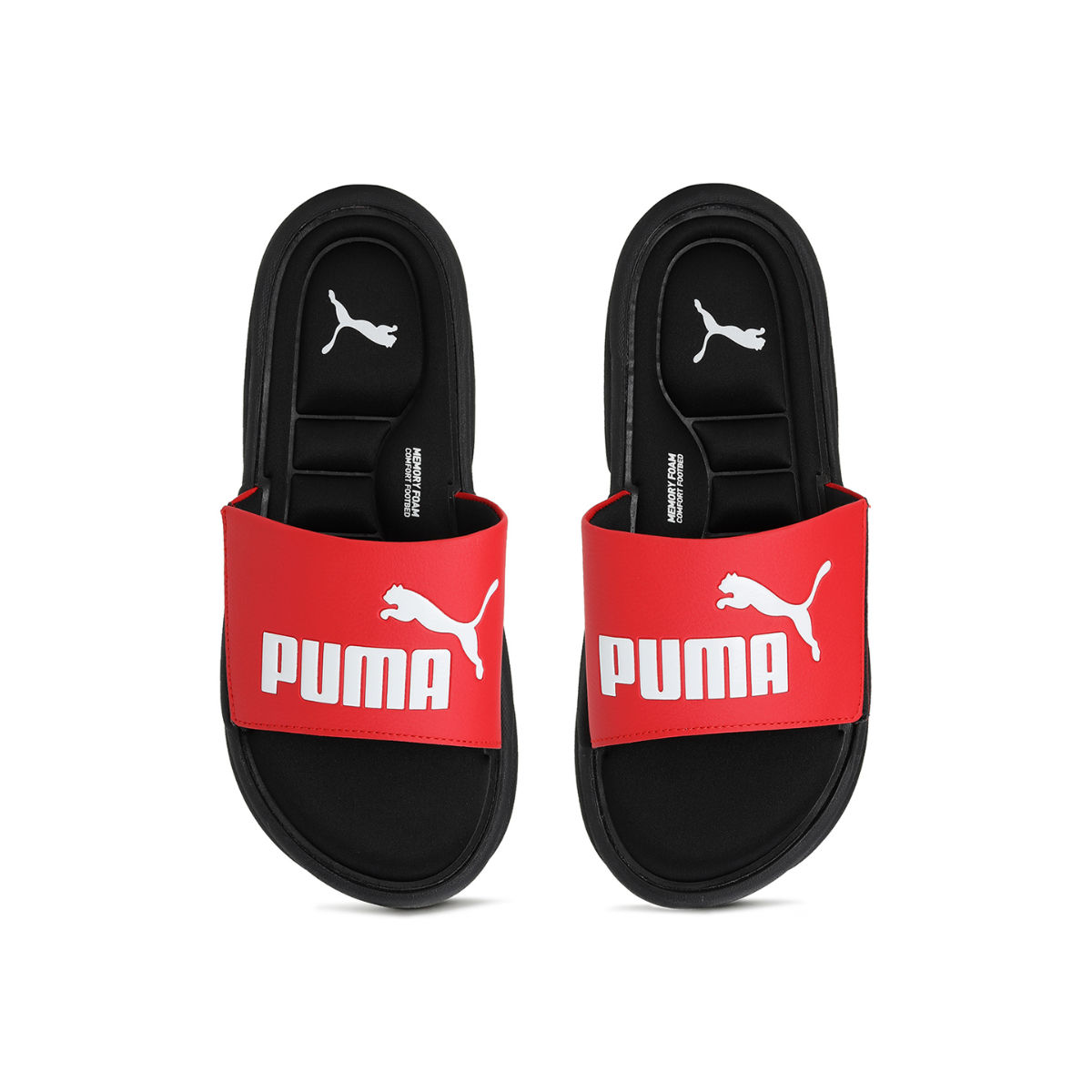 Buy Puma Royalcat Memory Foam Mens Black Sliders Online