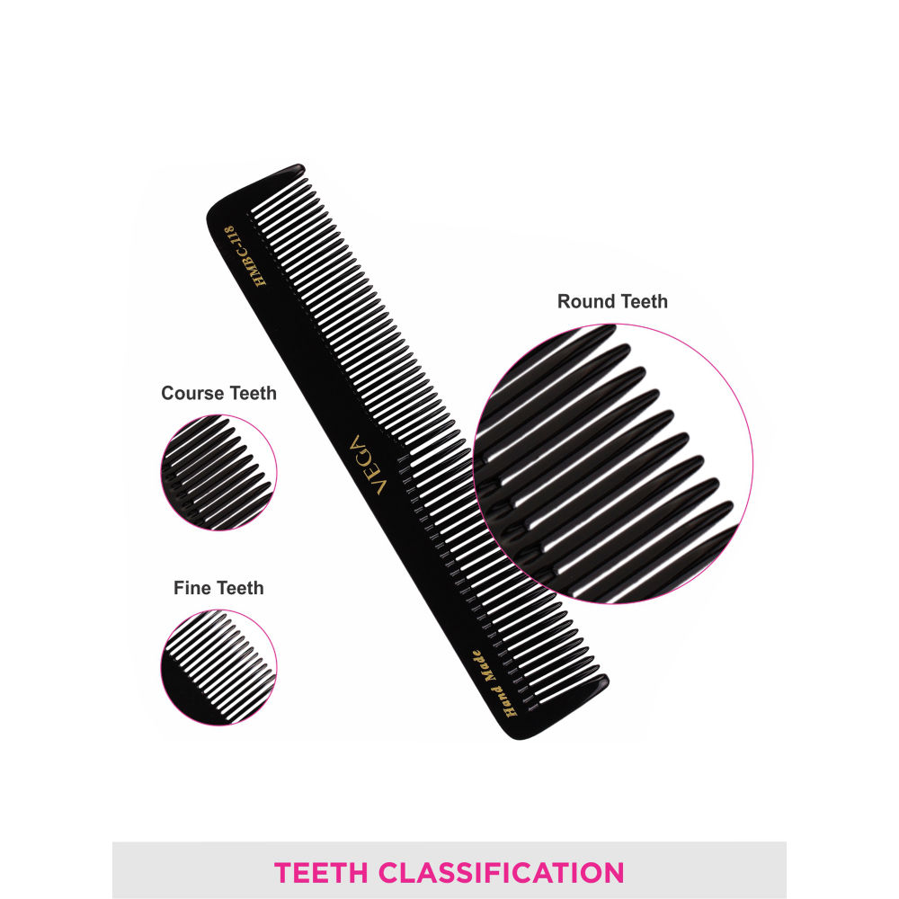 VEGA Handcrafted Comb - Black (HMBC-118): Buy VEGA Handcrafted Comb ...