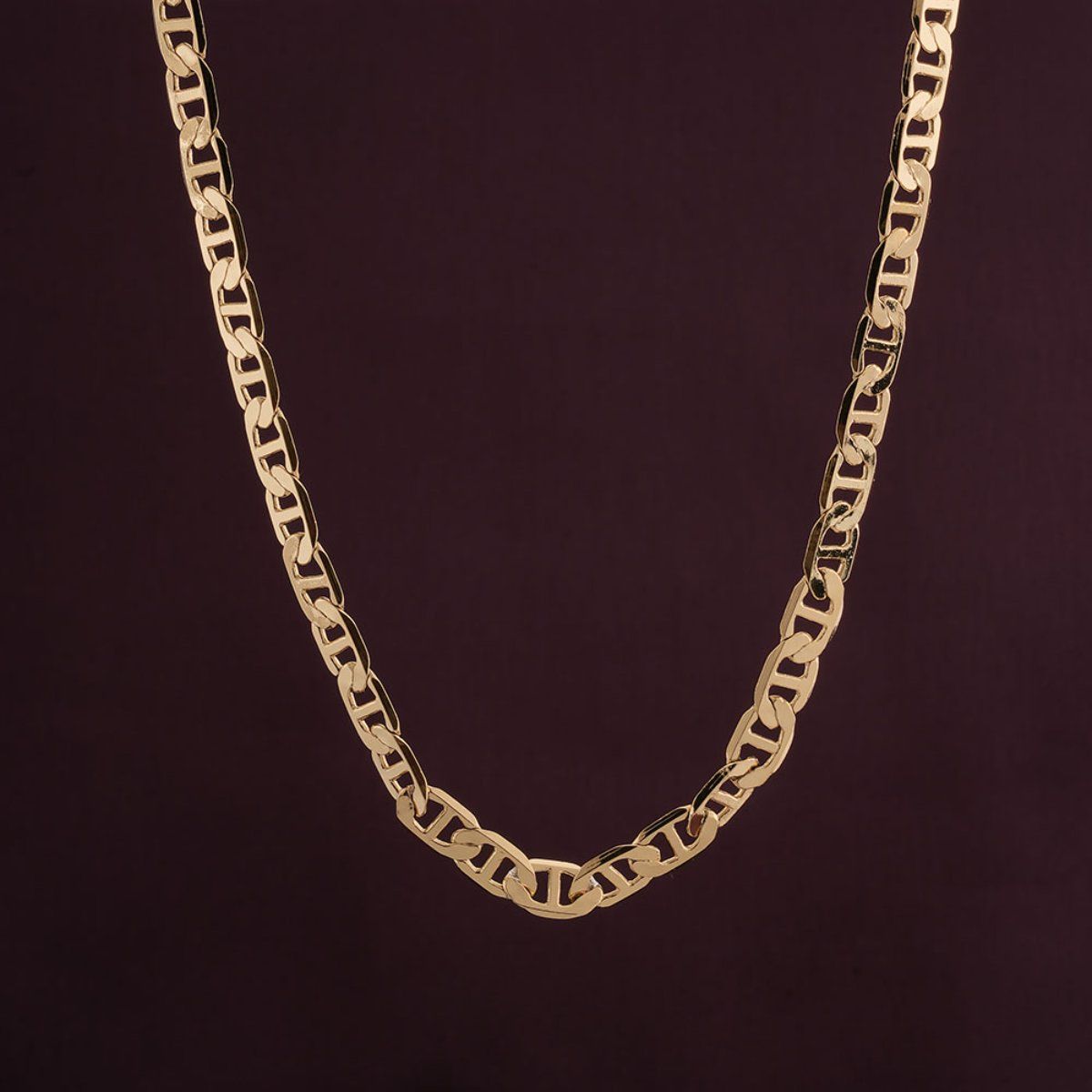 Buy Palmonas Women Gilded Link Chain Necklace Online