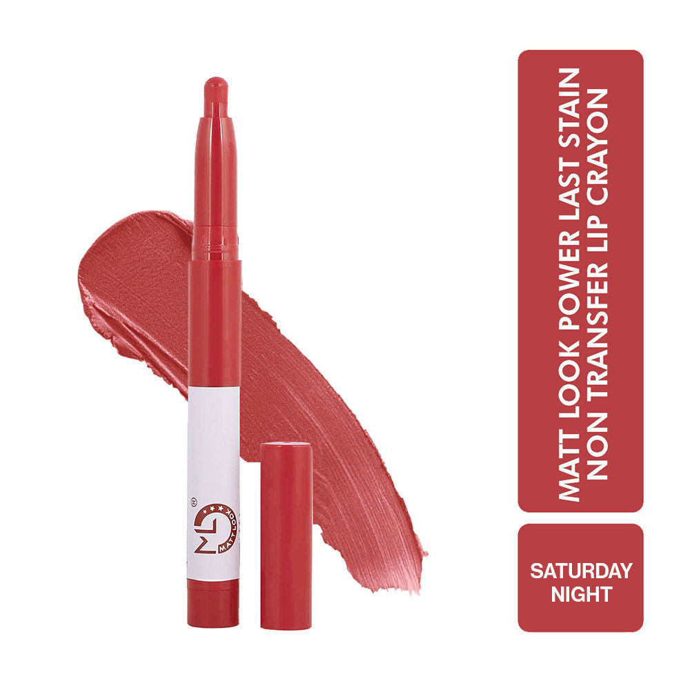 Buy Matt look Power Last Lip Stain Crayon Lipstick Online