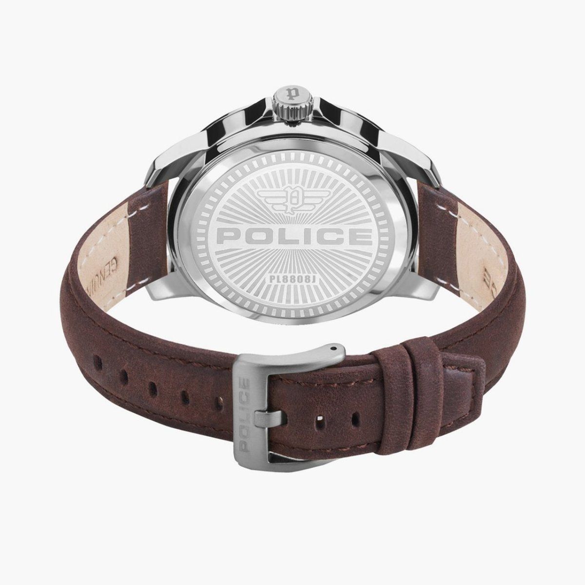 Police Gents Leather Blue Dial Analog Watch for Men Plpewja2207803: Buy ...