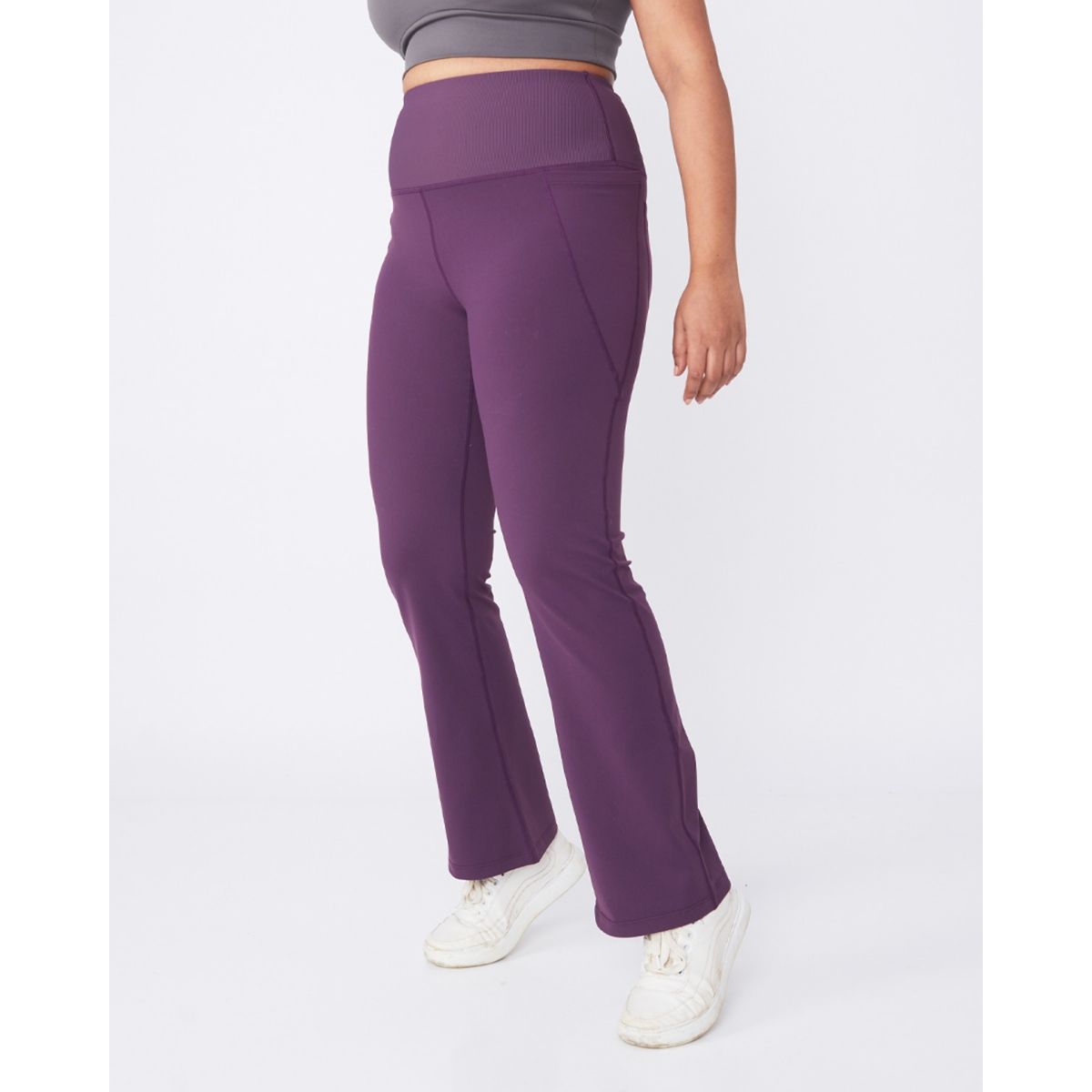 BlissClub Women Grape The Ultimate Flare Pants - Regular: Buy BlissClub ...