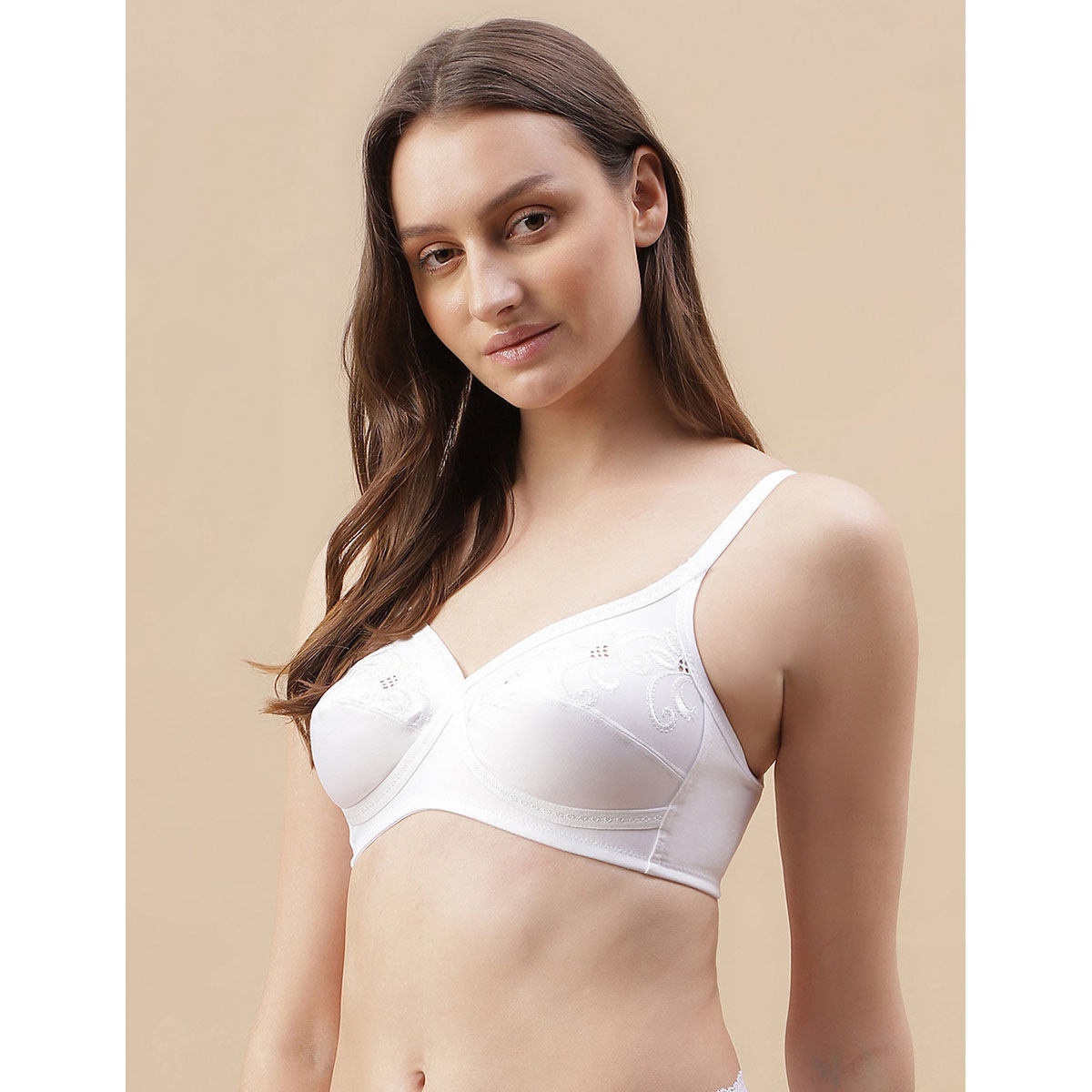 Buy Marks & Spencer Wired Laced Floral Embroidered Bra (36B) Online