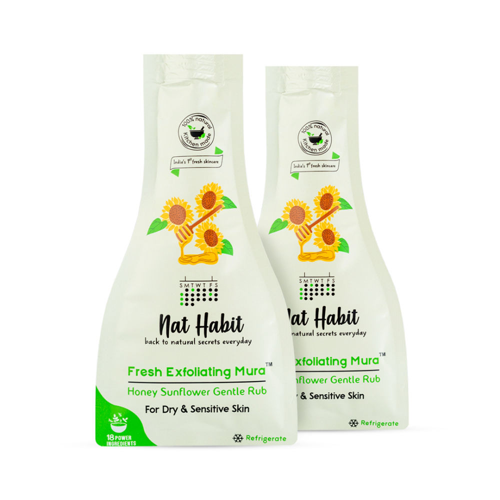 Nat Habit Honey Sunflower Gentle Rub Fresh Exfoliating Mura Face Scrub ...
