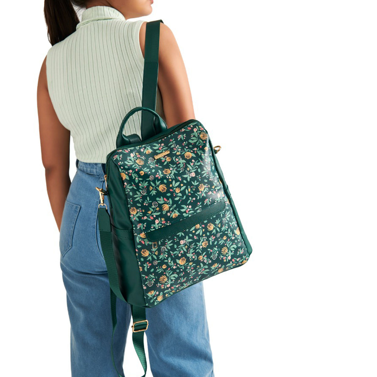 Chumbak Spring In My Step Women'S Backpack-Green: Buy Chumbak Spring In ...