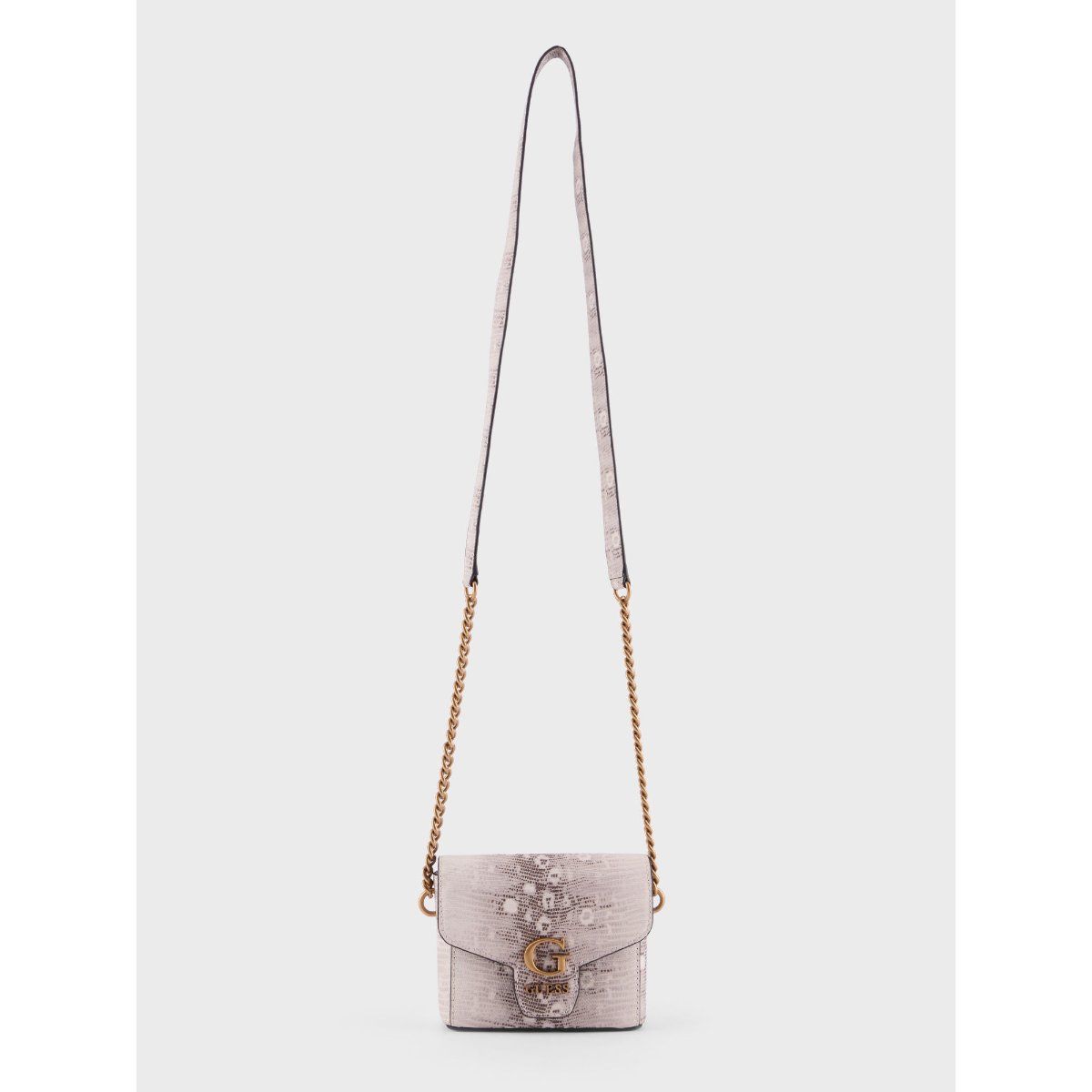 Buy Guess Shinny Micro Mini Crossbody Bag - Brown Online