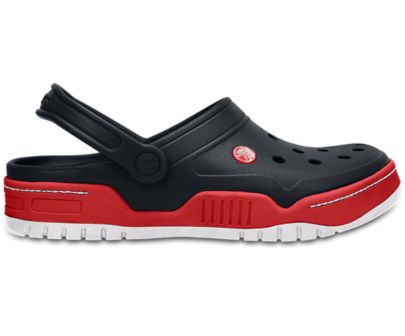 Buy Crocs Front Court Unisex Black Clog - EURO 48-49 Online