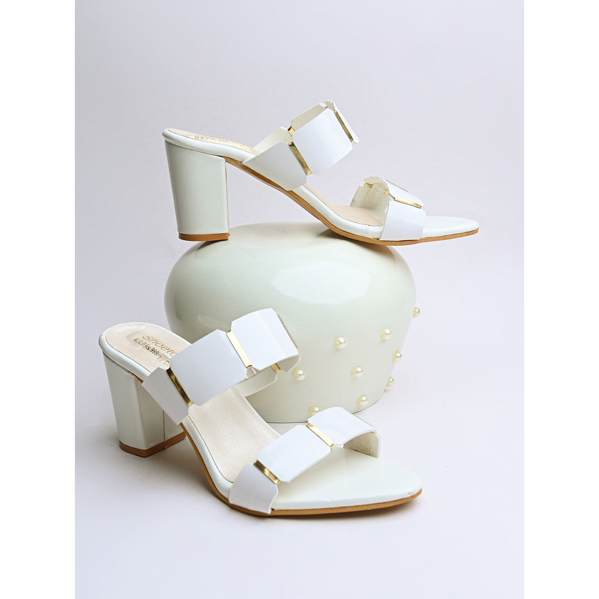 Shoetopia Girls White Heels: Buy Shoetopia Girls White Heels Online at ...