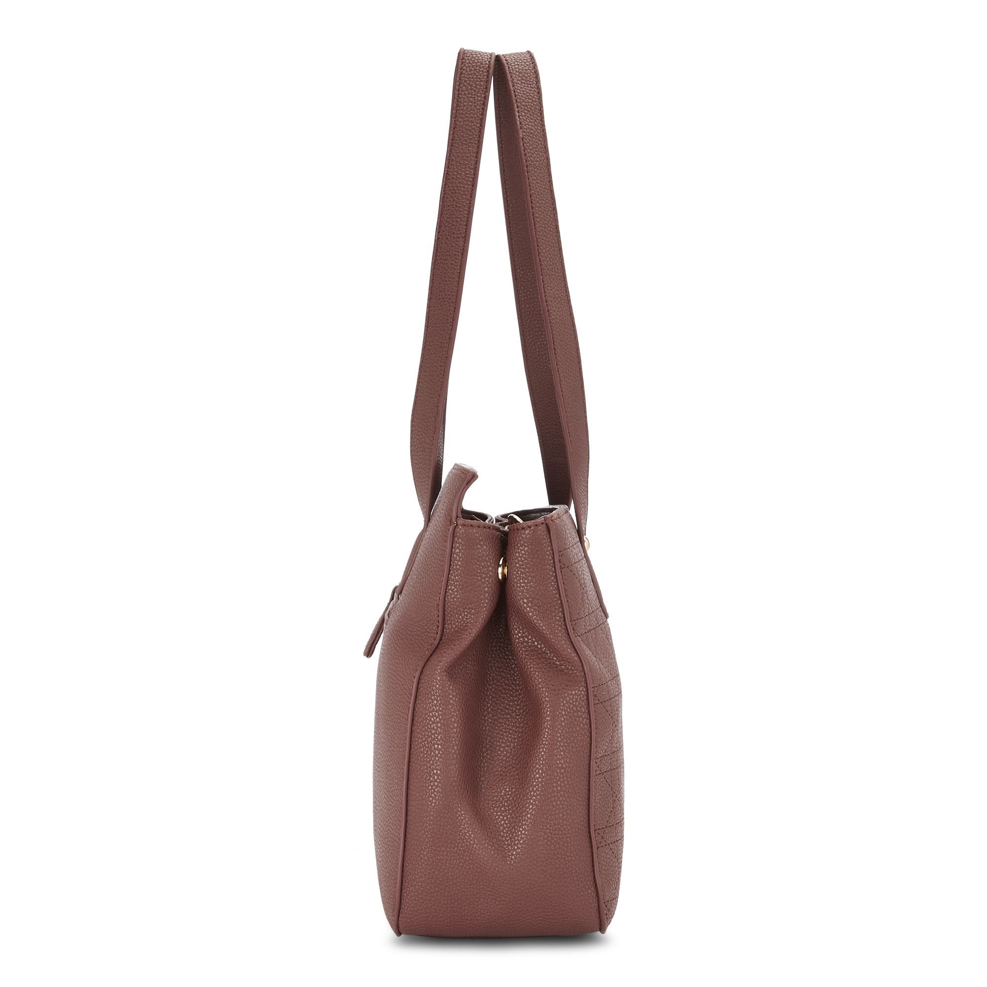 Buy Lavie Shakira Large Satchel Bag (Brown) Online