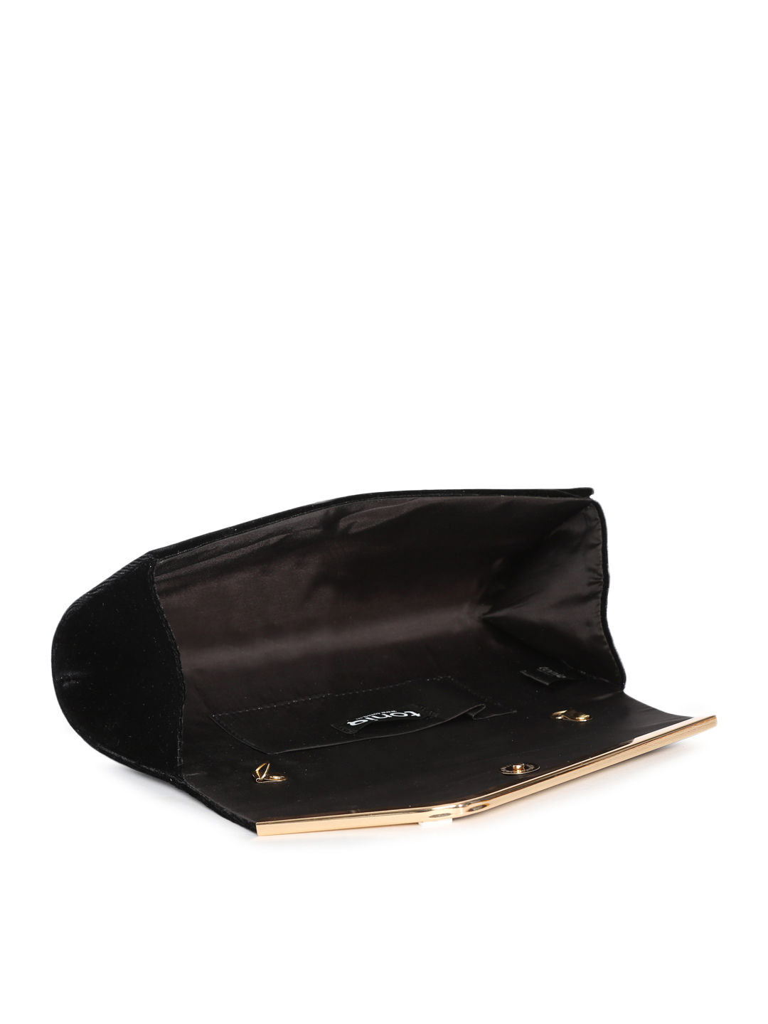 Toniq Black Slant Clutch: Buy Toniq Black Slant Clutch Online at Best ...