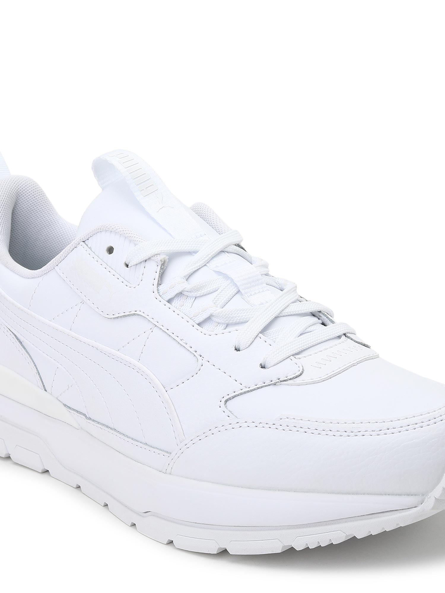Buy Puma R78 Trek Lth Unisex White Sneakers Online