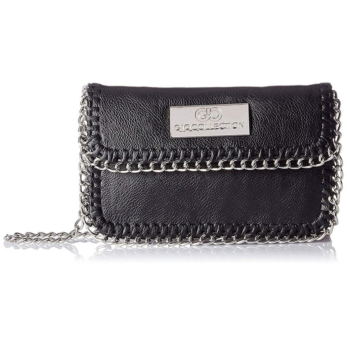 Gio Collection Women's Sling Bag Handbag (black): Buy Gio Collection Women's Sling Bag Handbag ...