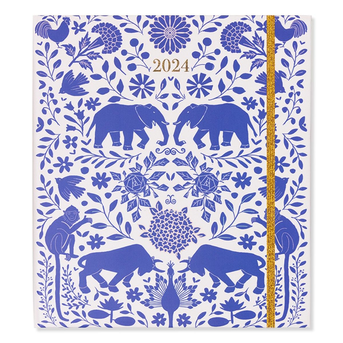 Buy Happywagon 2024 Royal Elephants Wiro Wrap Planner Online