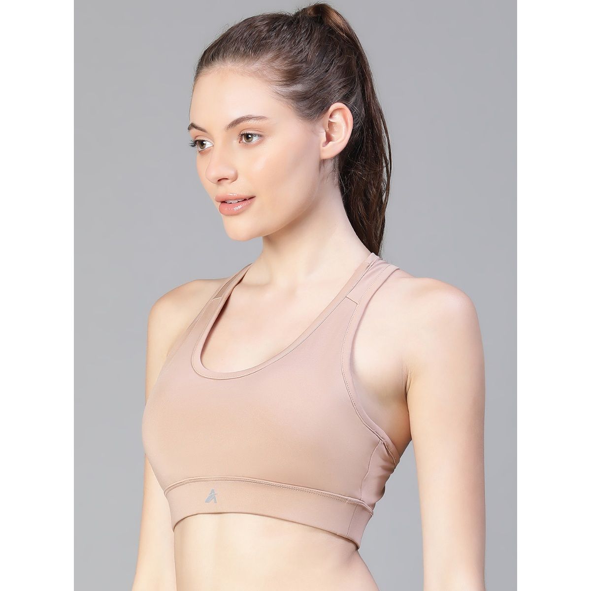 Athlisis Nude Non Wired Removable Padding Sports Bra Buy Athlisis Nude Non Wired Removable