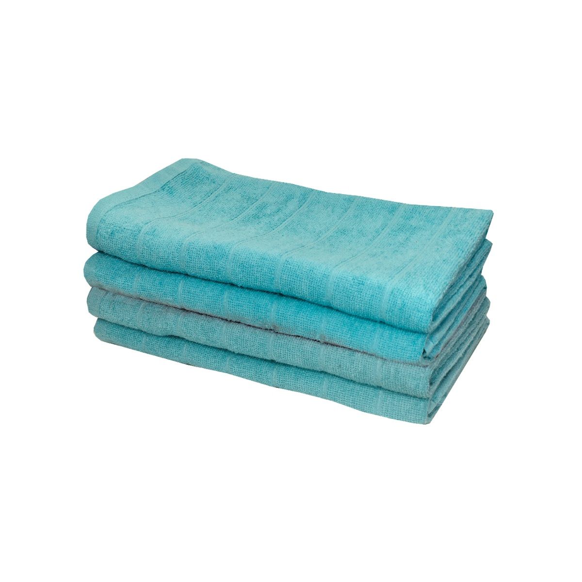 Buy KOPA Reversible One Side Terry 100% Cotton Towel 4pc Mix Set ...