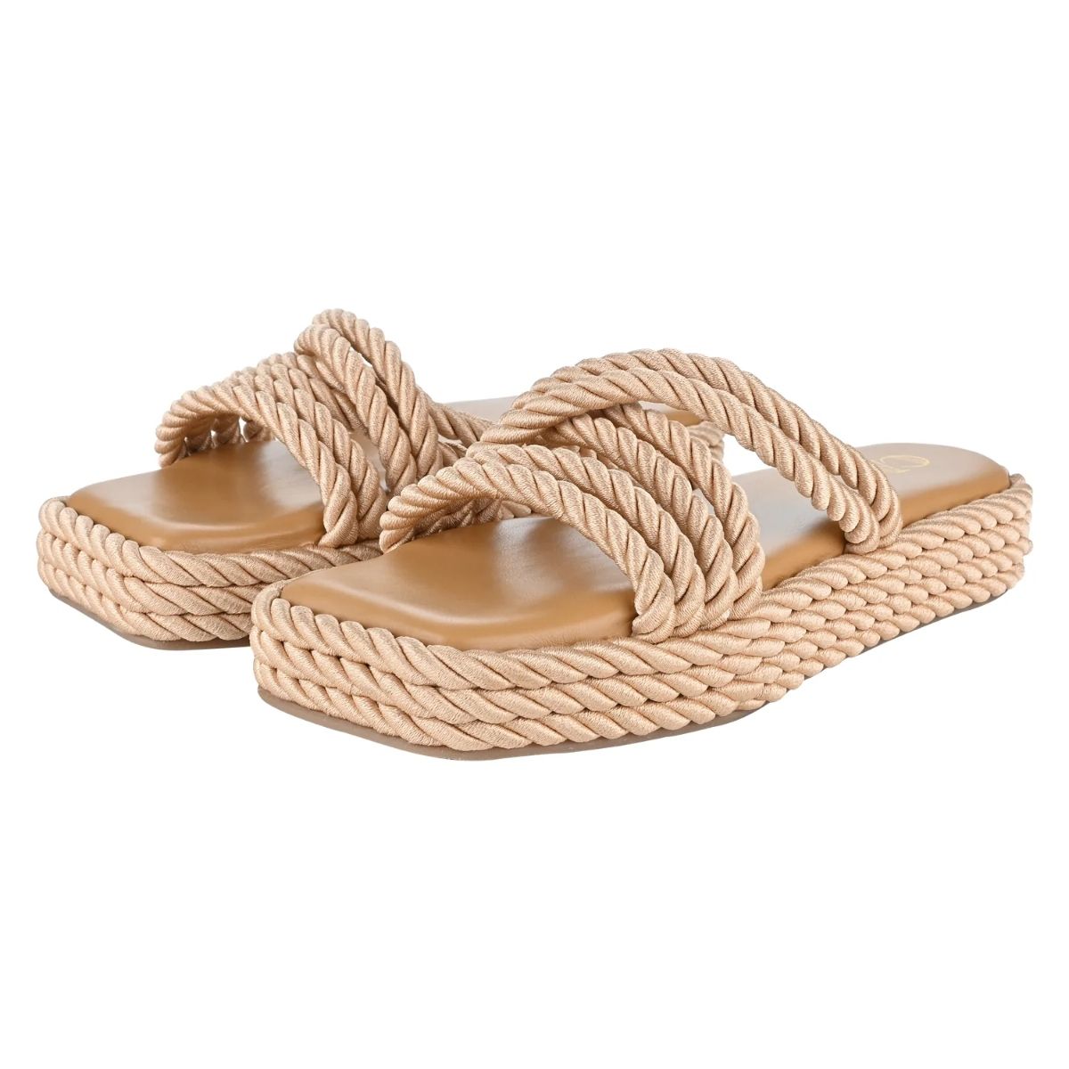 Buy THE CAI STORE Rope Wedges Beige Online