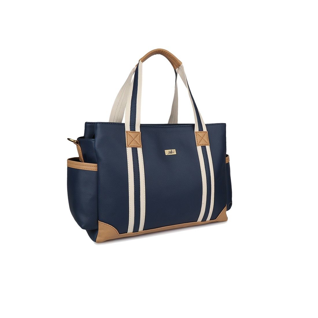 Buy Yelloe Big Size Tote Bag For Mothers Hand Held Bag In Blue Online