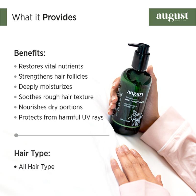Buy August Bioscience Smoothening Conditioner with Manketti & Shea ...