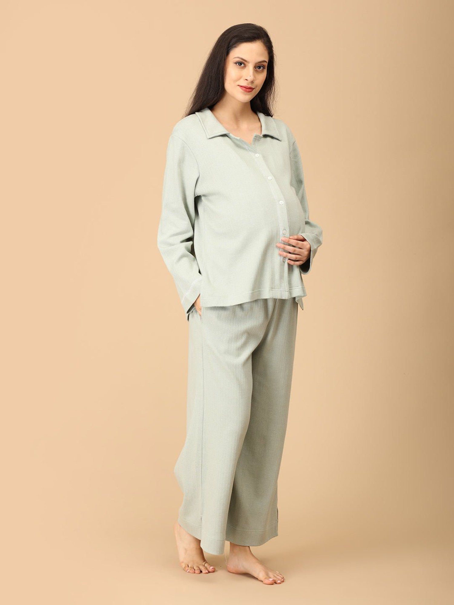 Buy The Mom Store Mint Condition Maternity and Nursing Shirt & Pyjama ...