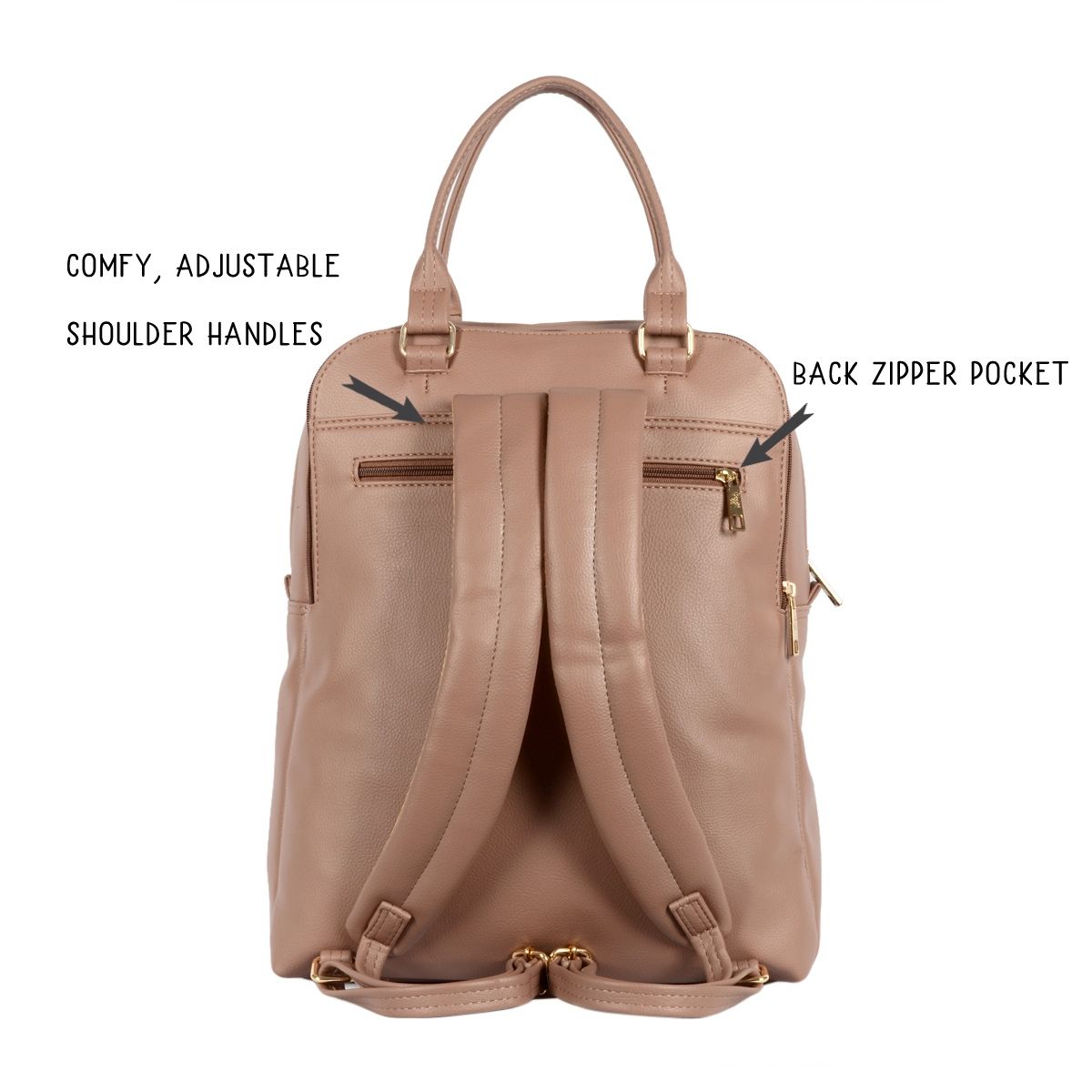 Baggit Arty Pink Large Backpack: Buy Baggit Arty Pink Large Backpack ...