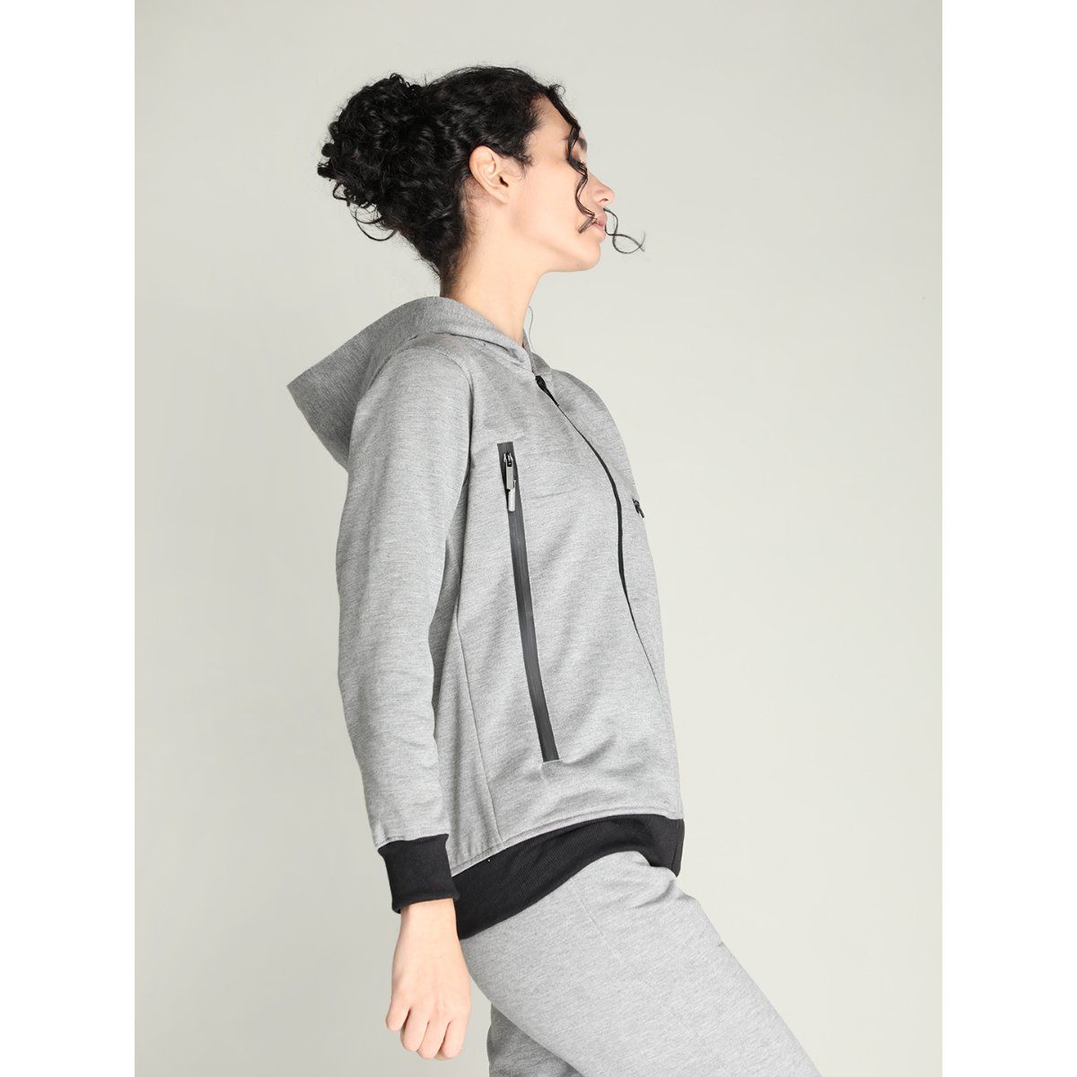 Chkokko Women Winter Sport Hooded Jacket - Grey: Buy Chkokko Women ...
