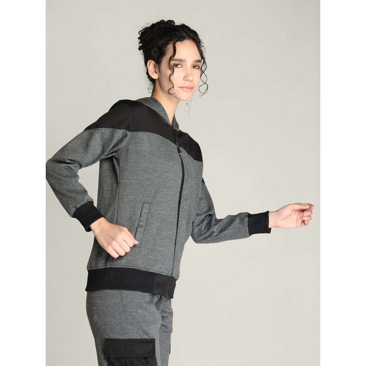 Buy Chkokko Women Winter Sport Hooded Jacket - Black Online