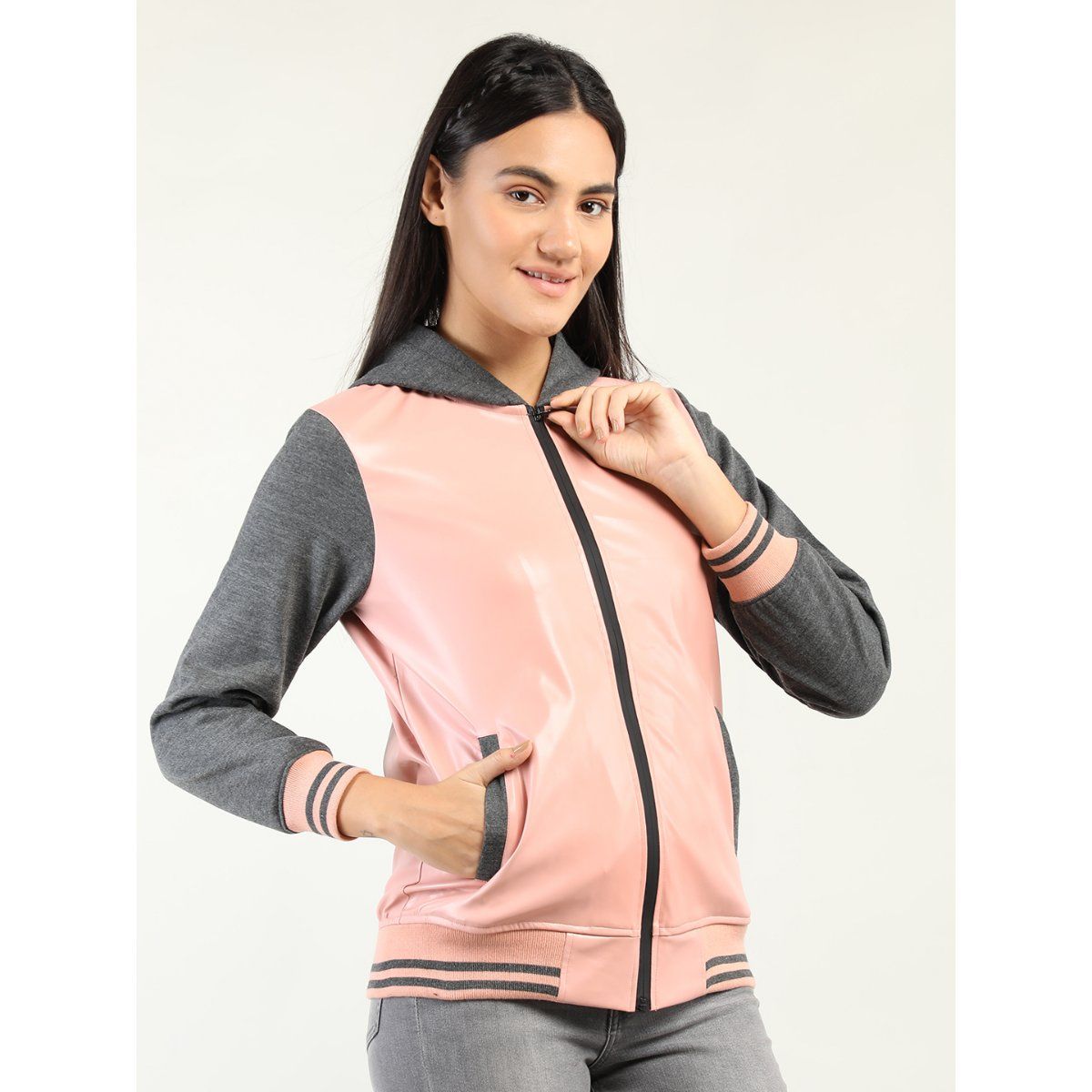 Buy Chkokko Women Winter Sport Hooded Jacket - Pink Online
